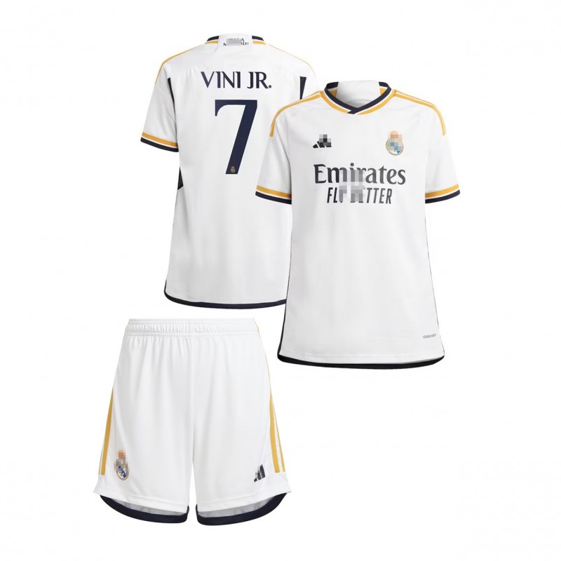 Camiseta Vini Jr. 7 Real Madrid 2023/2024 Home Niño Kit | Futboloo
